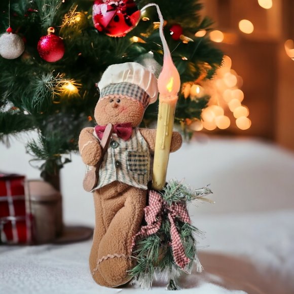Source Unknown | Holiday | Vintage Gingerbread Man Lamp Works | Poshmark